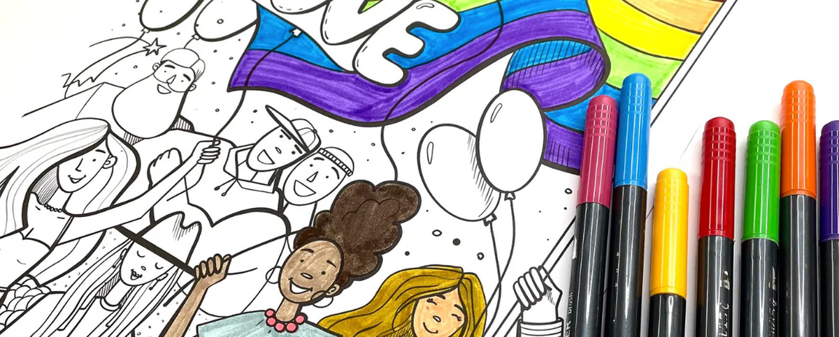 LGBTQIA+ Coloring Prints – A Brighter Year