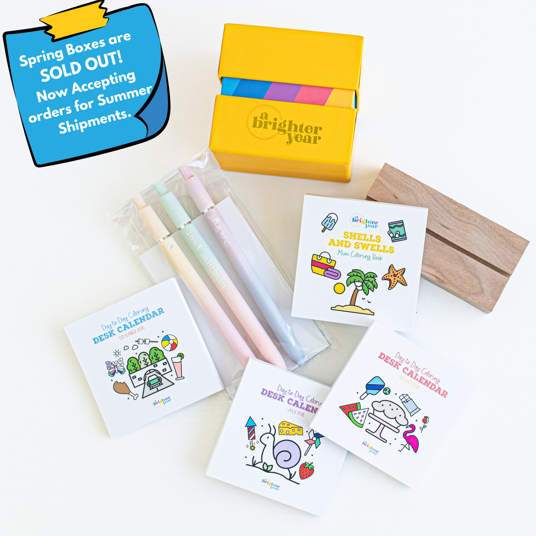 Colorable Calendar Subscription Box -Fun Adult Coloring Pages - A ...