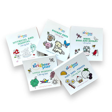 Mini Coloring Books - Pocket-Sized Fun for Adults – A Brighter Year