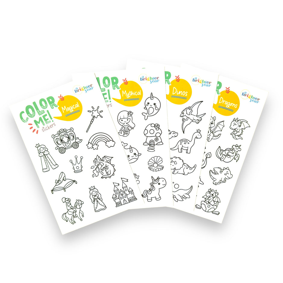 Colorable Sticker Bundles - A Brighter Year