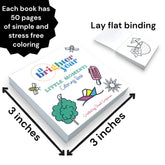 Mini Coloring Books -Pocket-Sized Fun for Adults - A Brighter Year