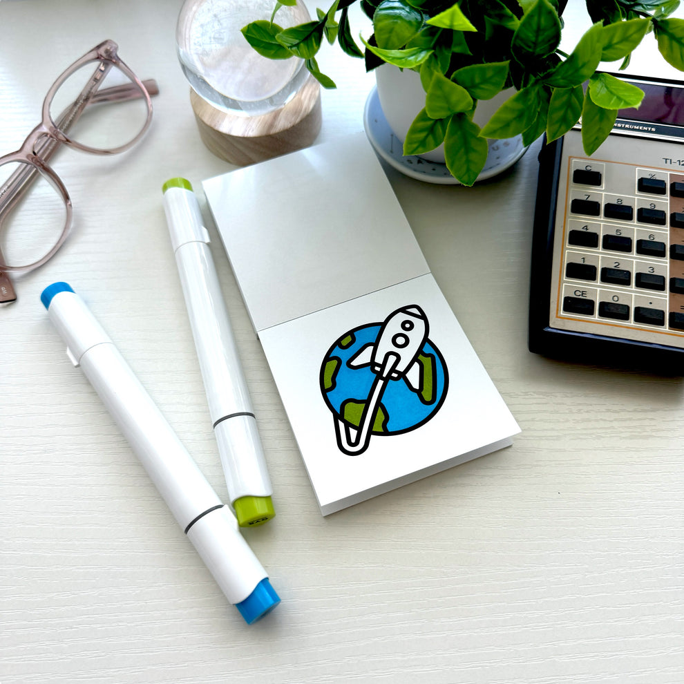 Space + Science Mini Coloring Book - A Brighter Year