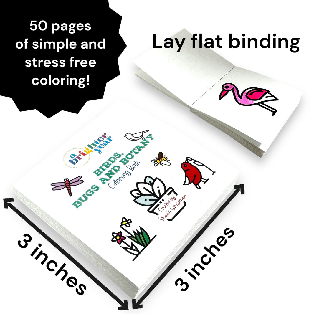 Mini Coloring Books - Pocket-Sized Fun for Adults – A Brighter Year