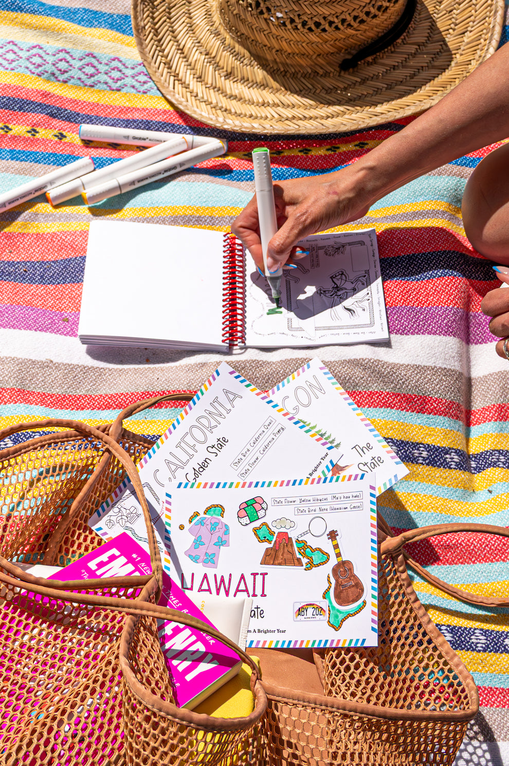 Kansas Color-Your-Own Postcard – A Brighter Year