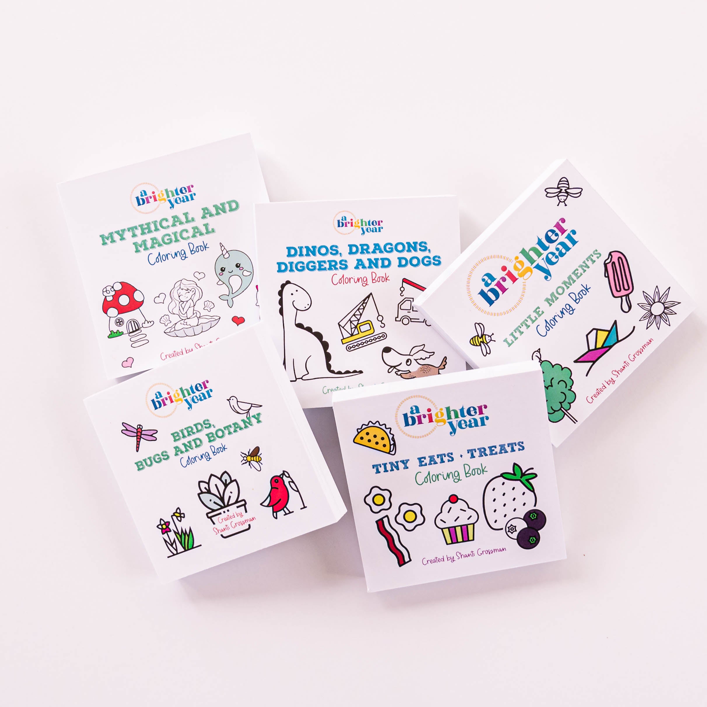 Mini Coloring Books - Pocket-Sized Fun for Adults – A Brighter Year