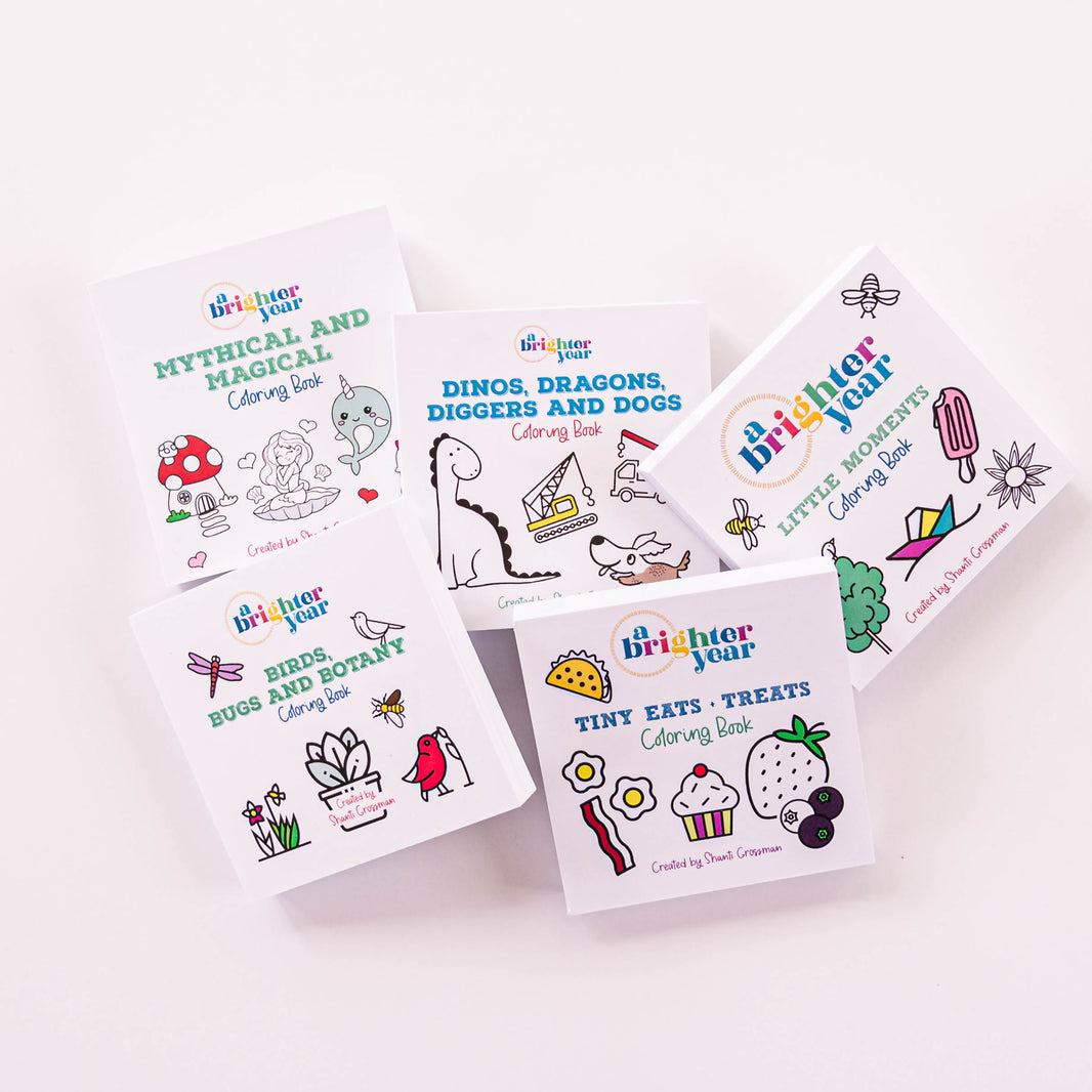 Mini Coloring Books - Pocket-Sized Fun for Adults – A Brighter Year