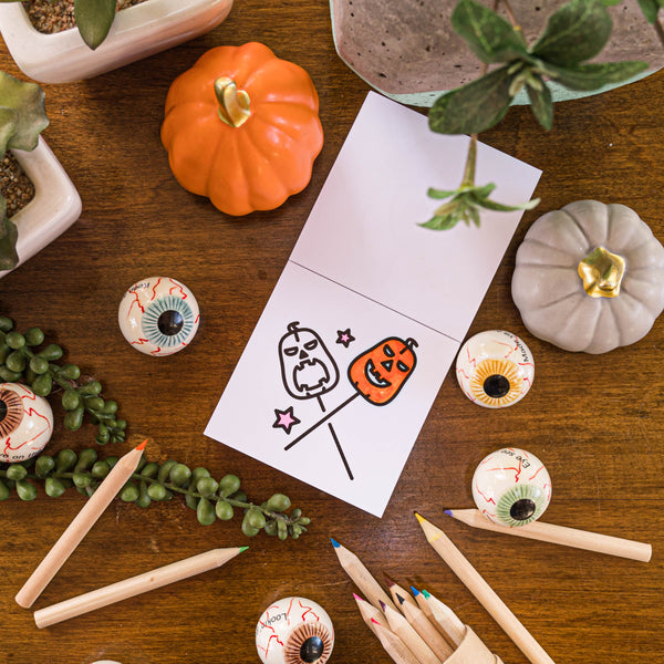 Halloween Mini Coloring Book - A Brighter Year