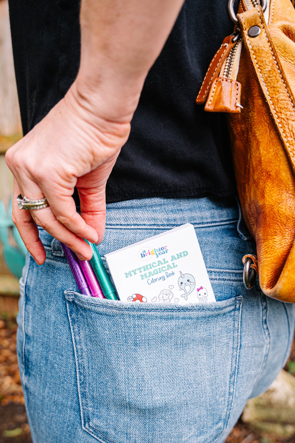 Mini Coloring Books -Pocket-Sized Fun for Adults - A Brighter Year