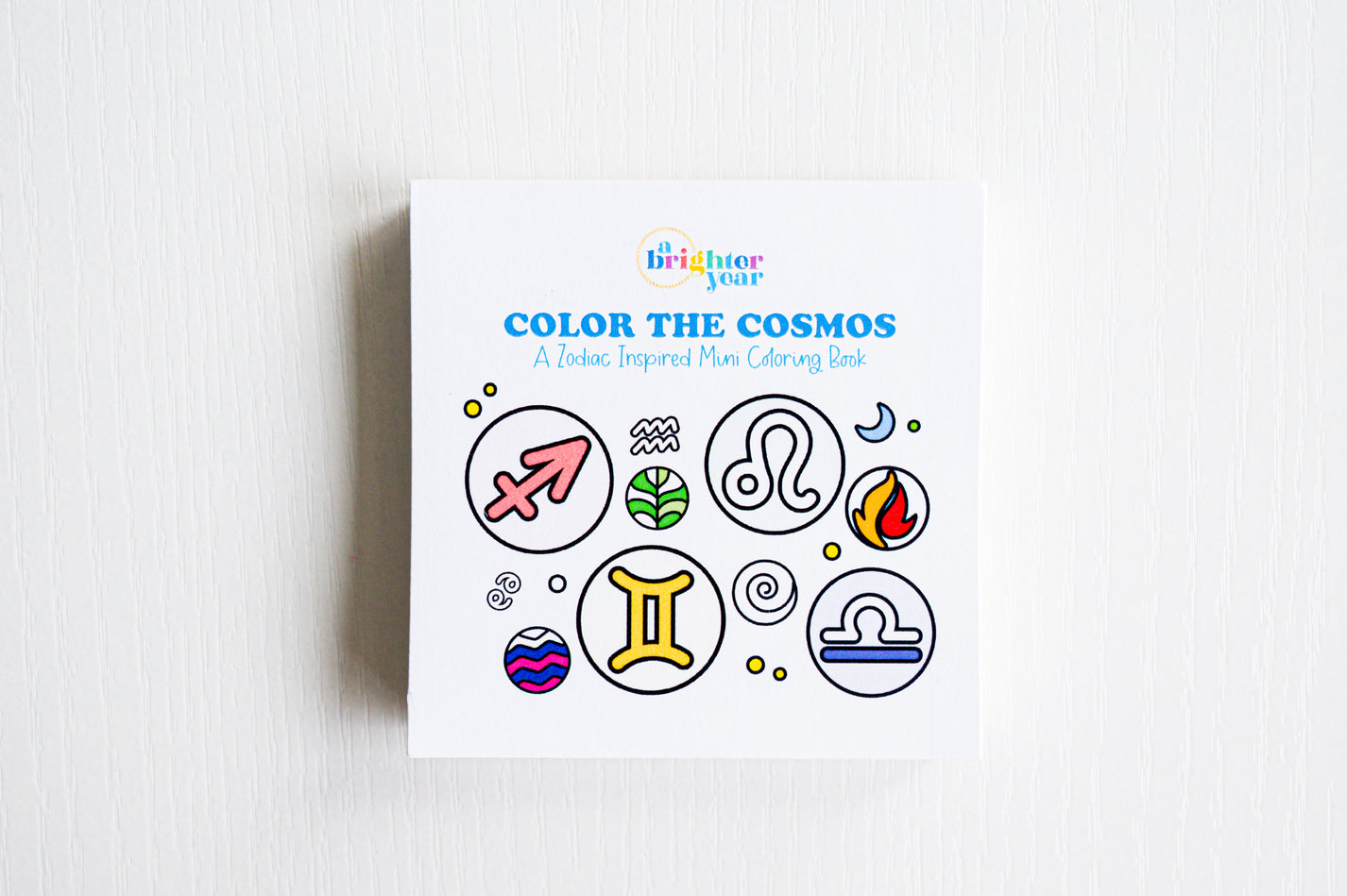 Space & Astronomy Colorable Mini Book | Color the Cosmos – A Brighter Year