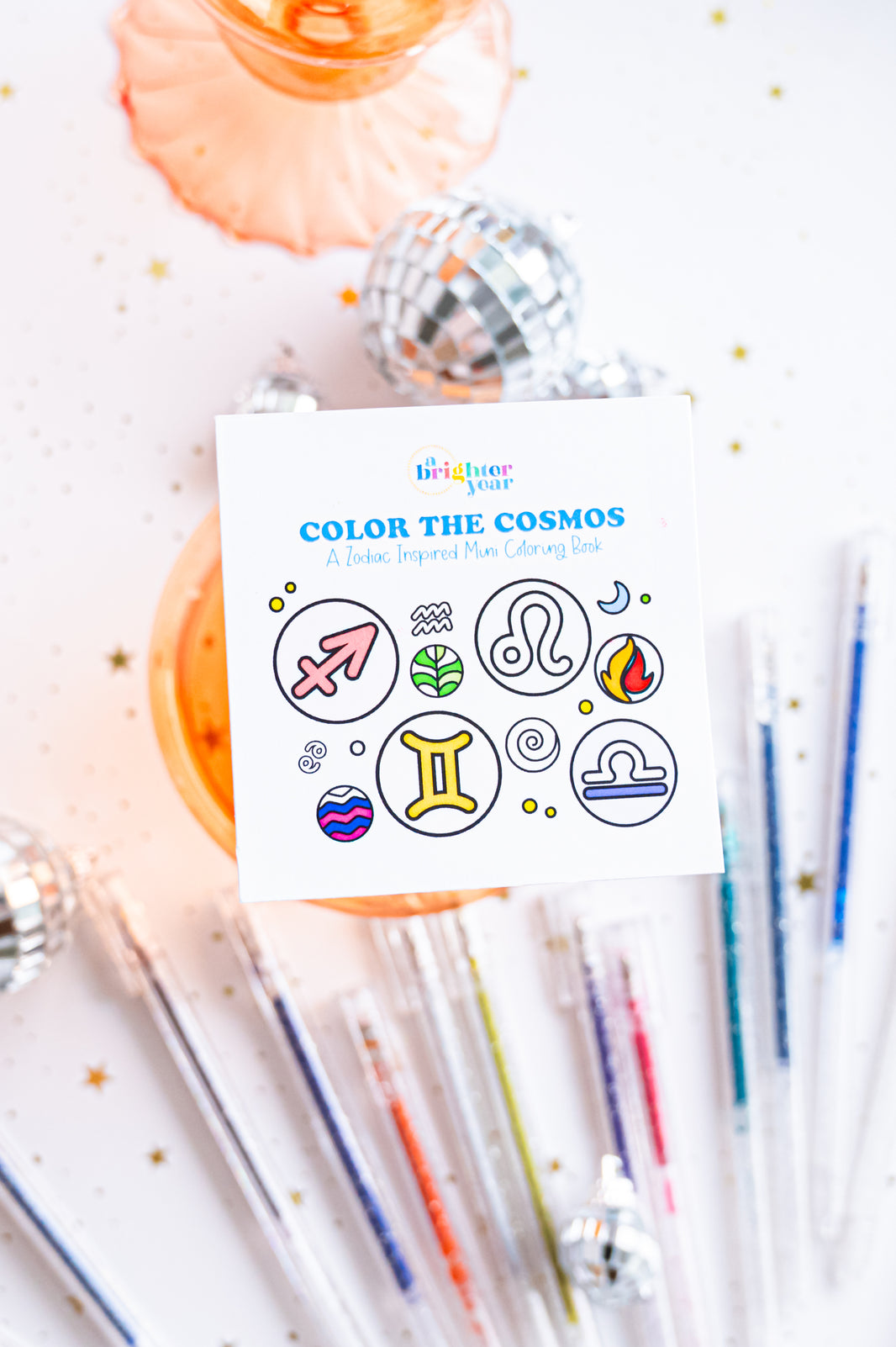 Mini Coloring Books -Pocket-Sized Fun for Adults - A Brighter Year