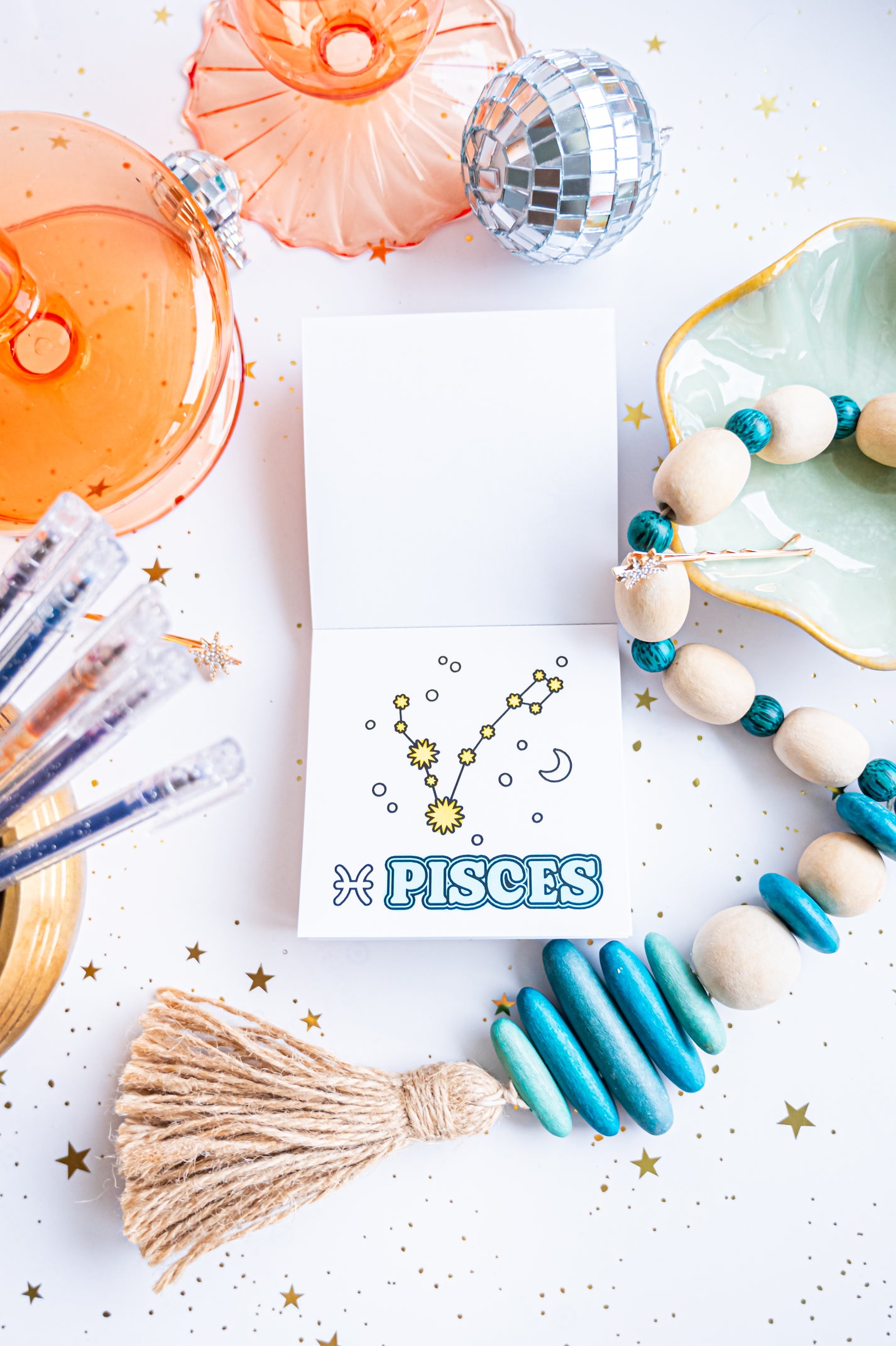 Space & Astronomy Colorable Mini Book | Color the Cosmos – A Brighter Year