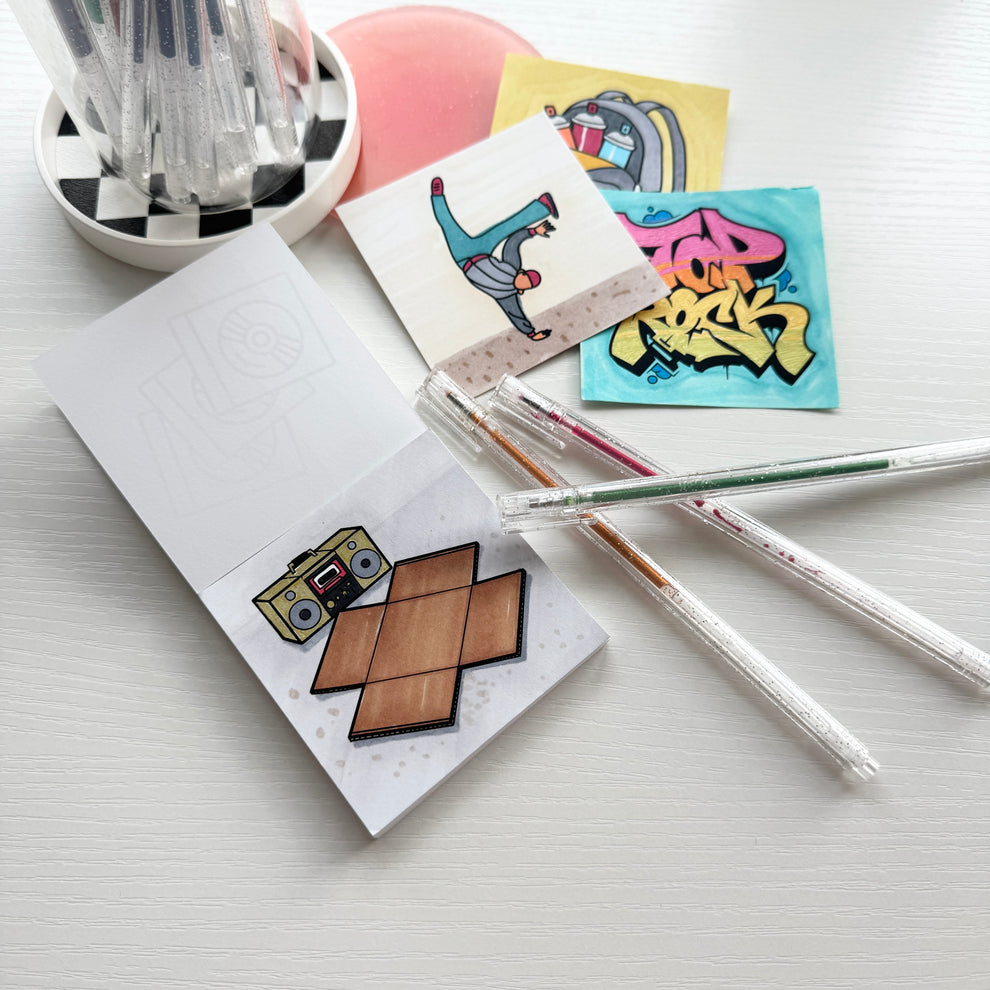 Stop! Color Time Mini Coloring Book – A Brighter Year