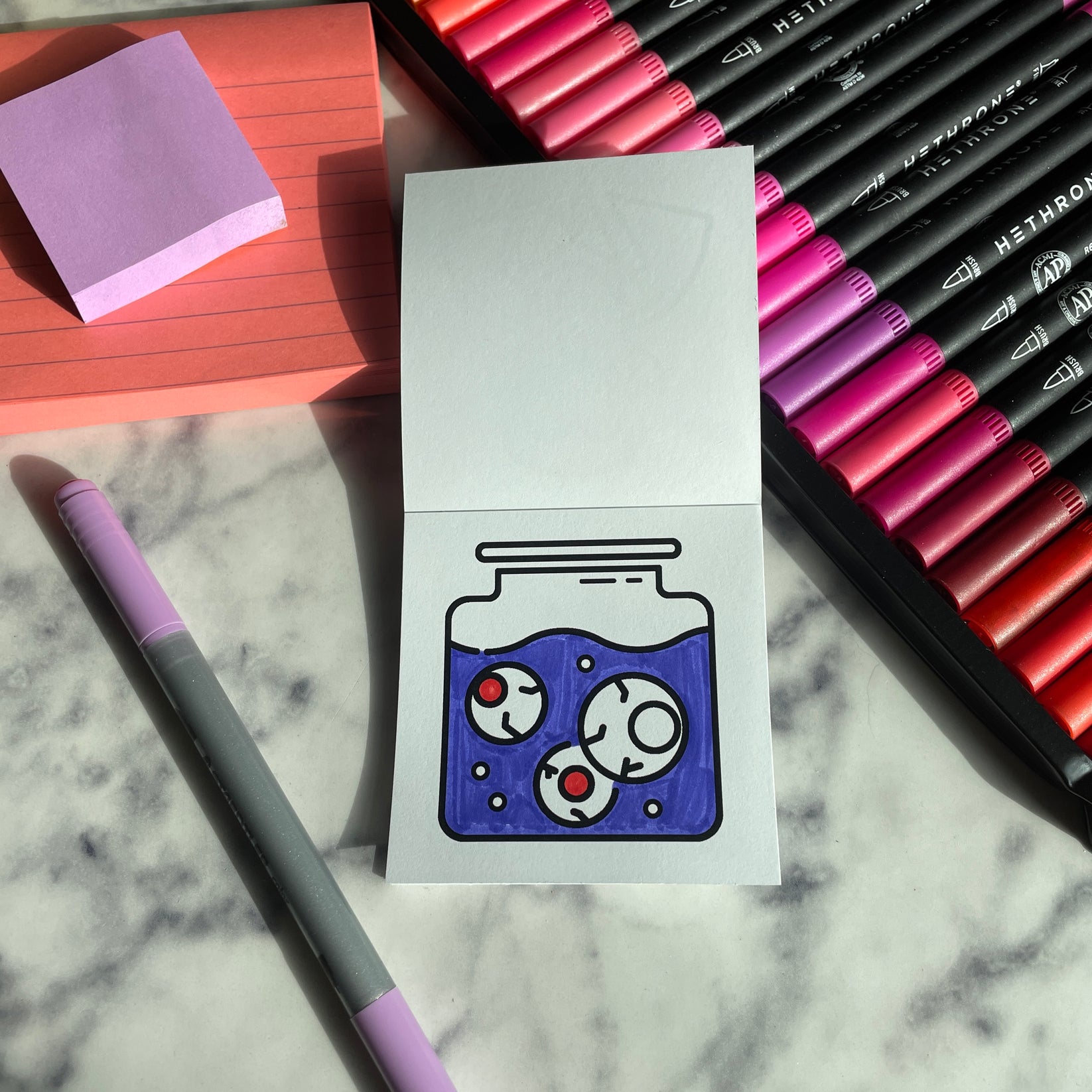 Halloween Mini Coloring Book - A Brighter Year