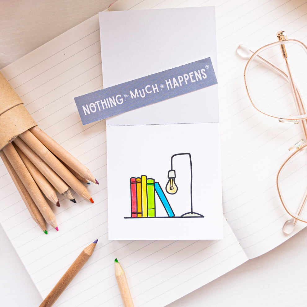 Nothing Much Happens Mini Coloring Book Bundle – A Brighter Year