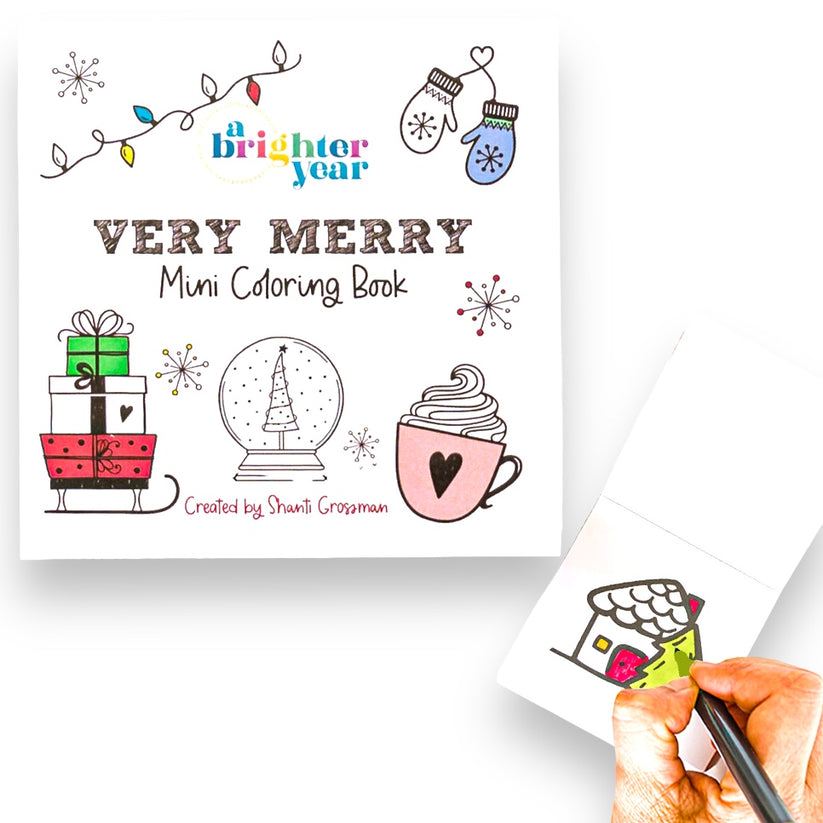 Mini Coloring Book Variety Pack - A Brighter Year