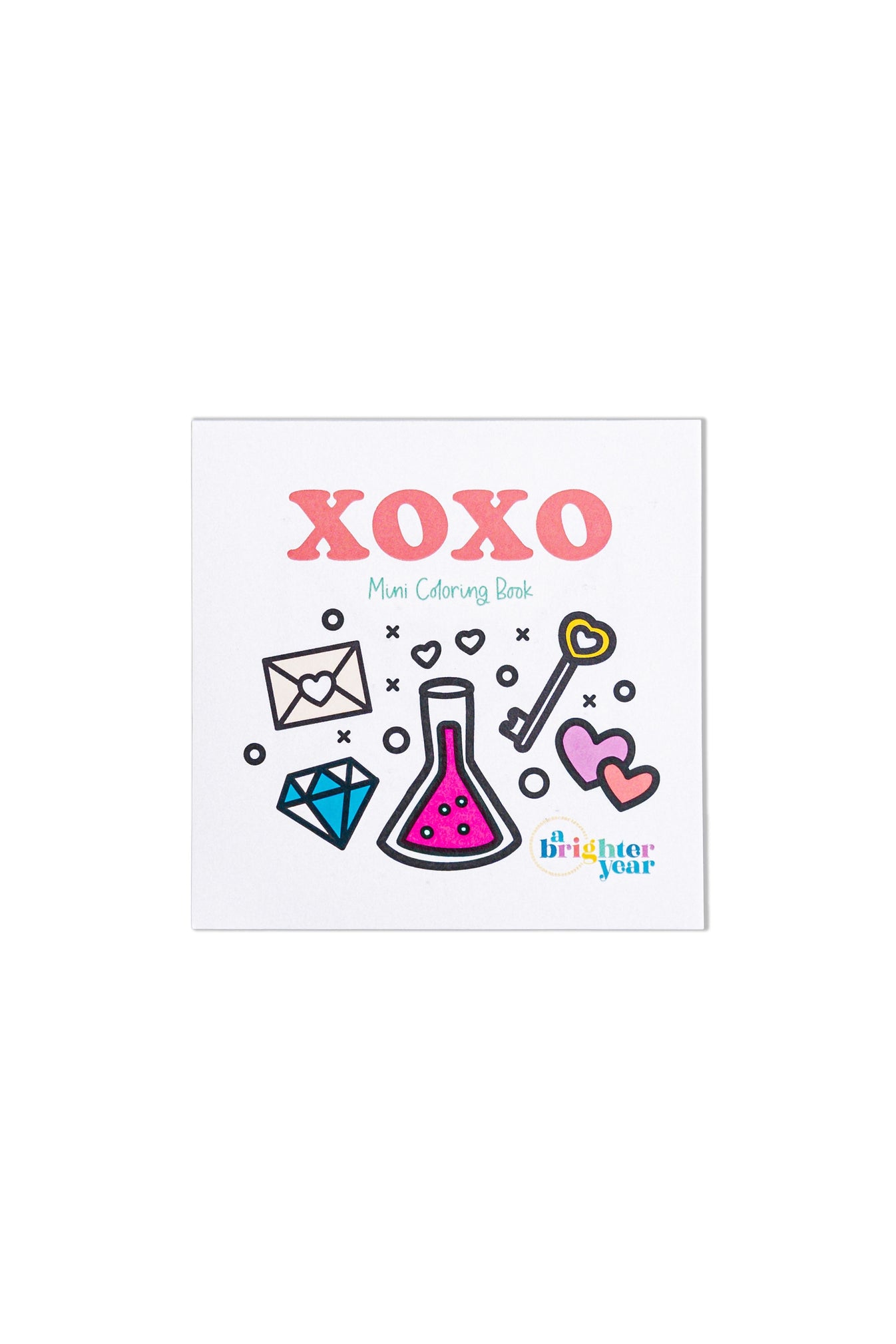XOXO Valentine Mini Coloring Book - A Brighter Year