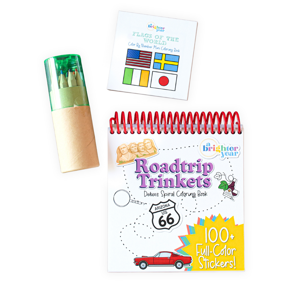 Mini Coloring Books -Pocket-Sized Fun for Adults - A Brighter Year