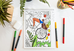18 Month Color by Day Coloring Book - A Brighter Year